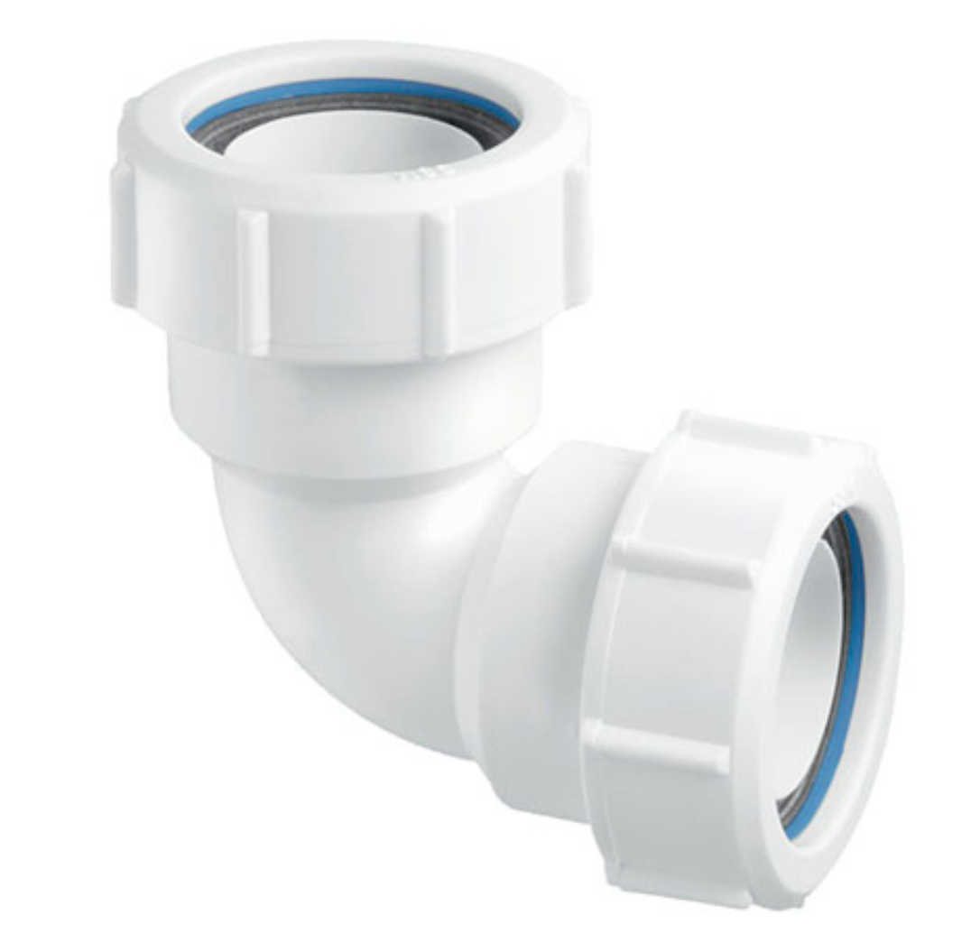 McAlpine 40mm 90° Multifit Bend – Shakti Hardware Retail Ltd.